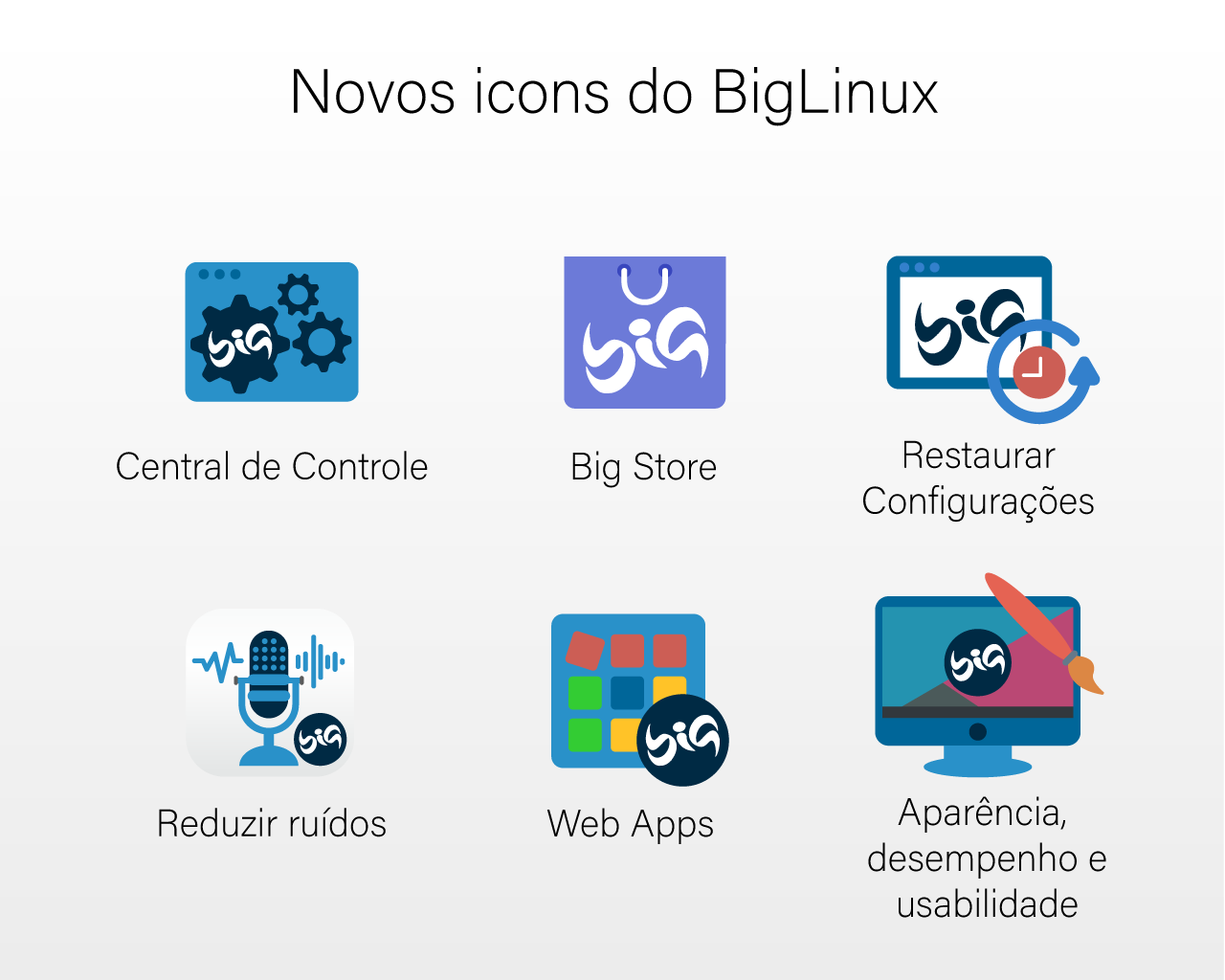 novos-icons - Site Oficial Biglinux