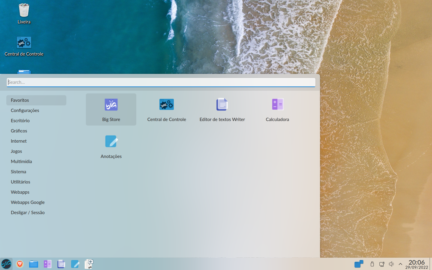 Menu-New - Site Oficial Biglinux
